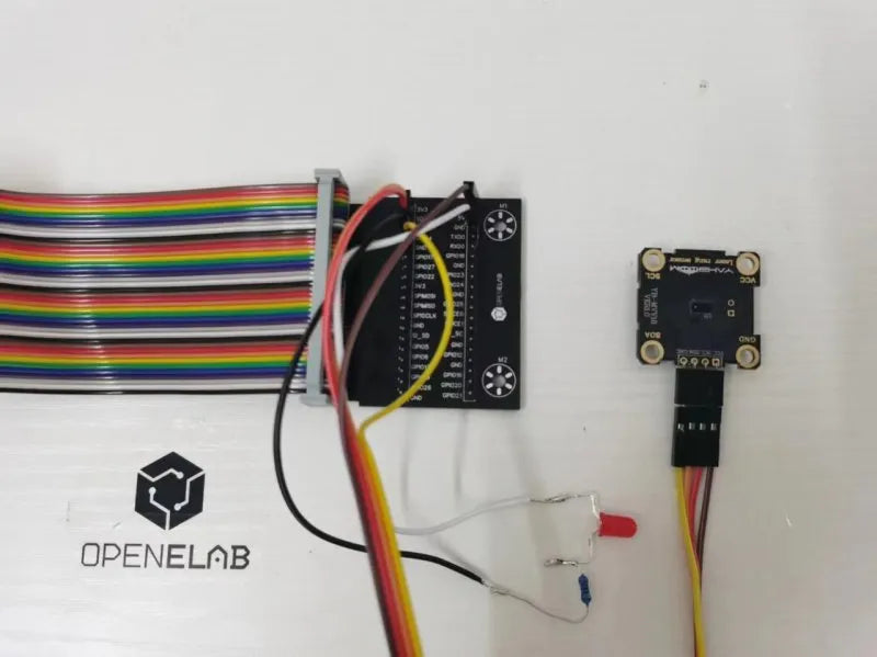Conducción del módulo de alcance láser VL53L0X con Raspberry Pi ...