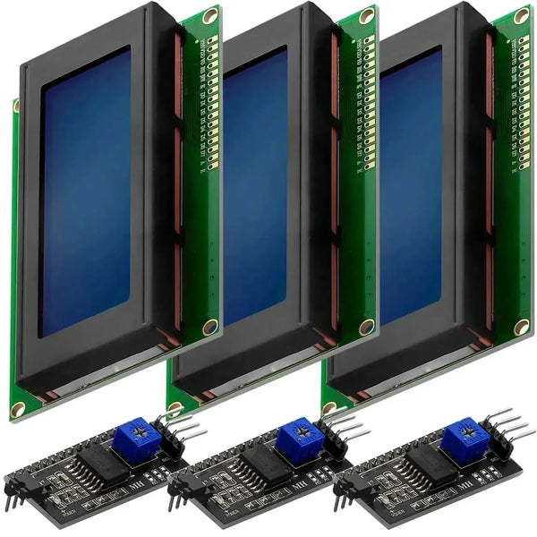HD44780 2004 LCD Display Bundle 4x20 Characters – OpenELAB Technology Ltd.