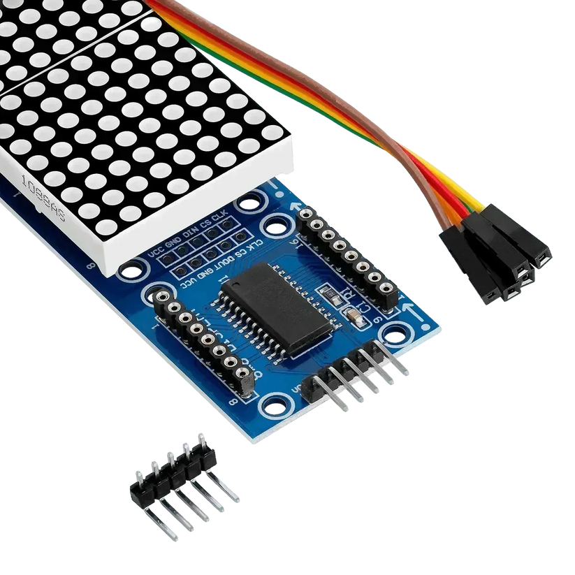 MAX7219 8x32 4 in 1 Dot Matrix LED Display Module – OpenELAB Technology Ltd.