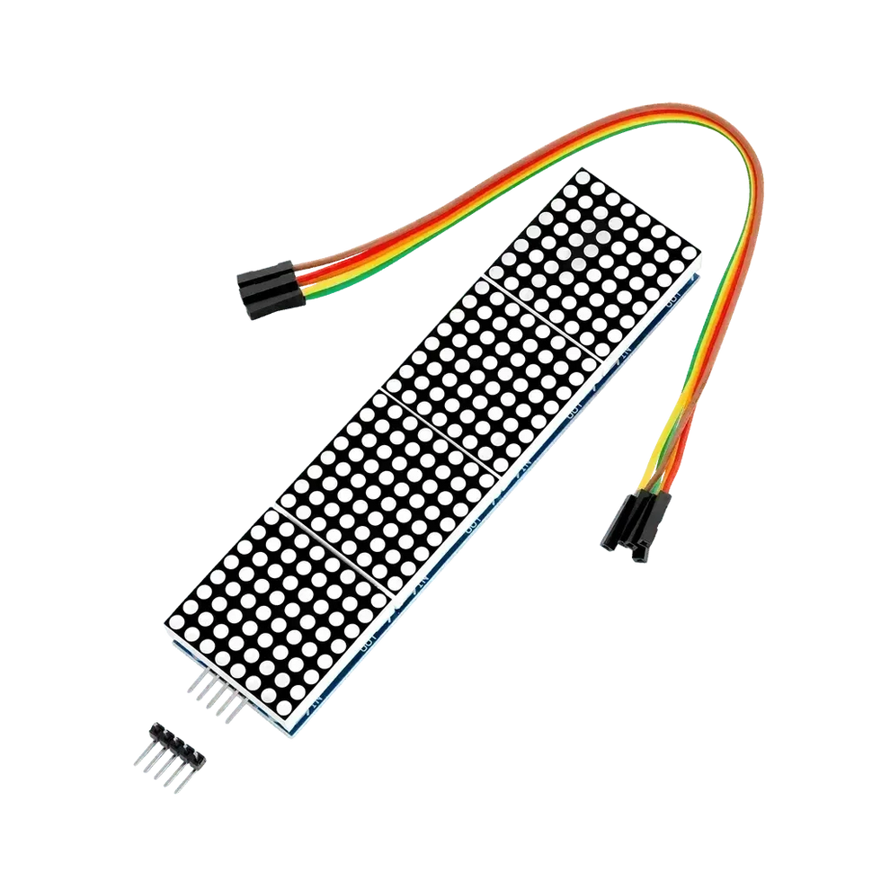 MAX7219 8x32 4 in 1 Dot Matrix LED Display Module – OpenELAB Technology ...